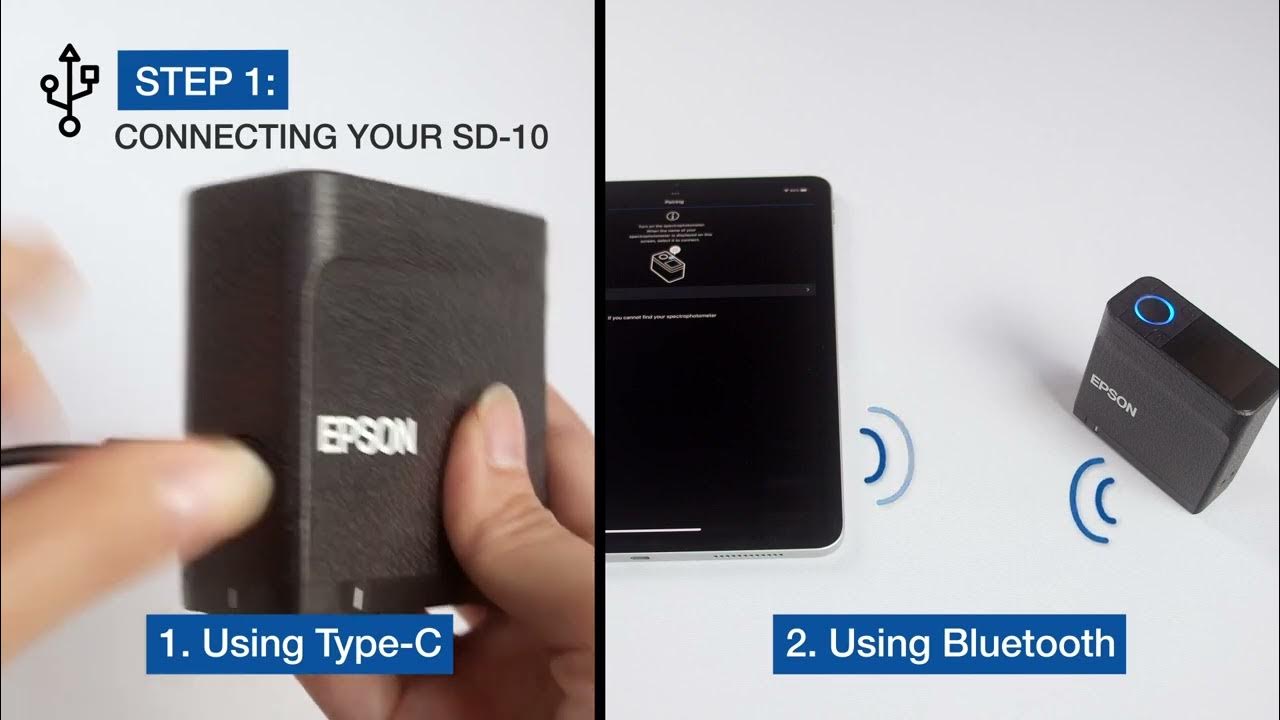 Spot Colour Matching using Epson SD-10 Colour Spectrophotometer on ...