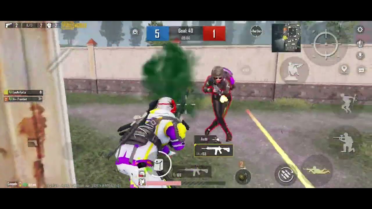 Eyesneverlie ik president Mk Gaming's Yt Mk Ghalib m4 Fight PUBG mobile 2024 - YouTube