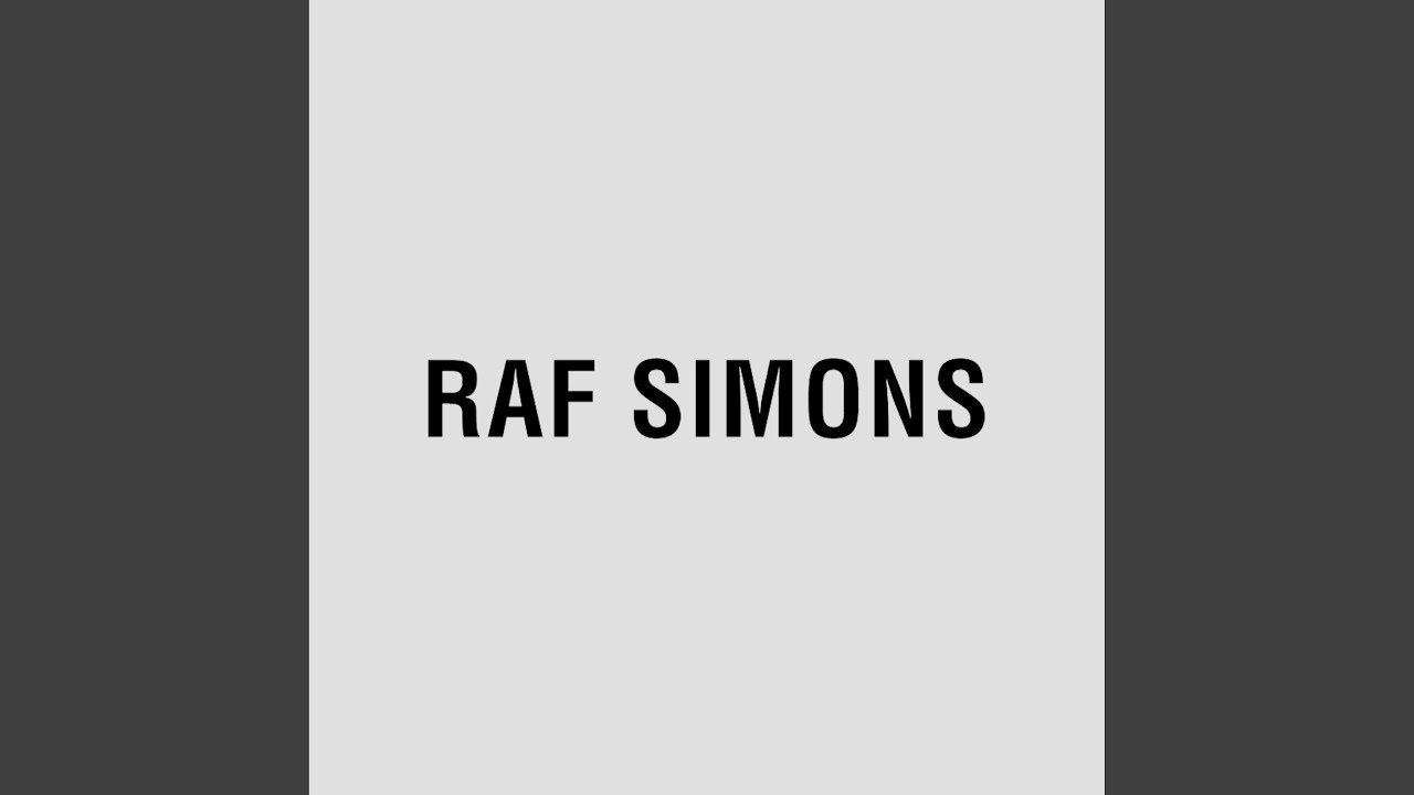 raf simons swag (feat. rom!) - YouTube
