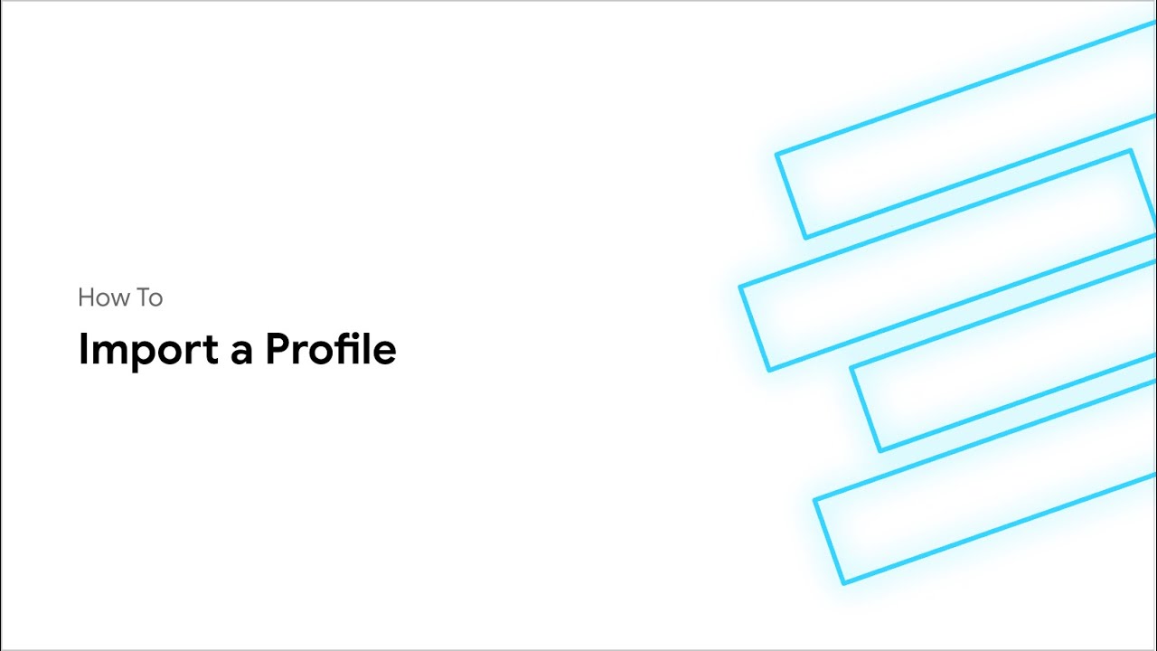 SU: How to Import a Profile - YouTube