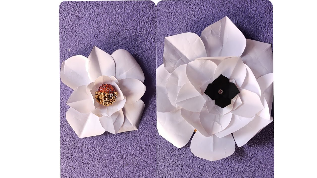 2 Amazing handmade white paper wall hanging / DIY paper wall hanging ...