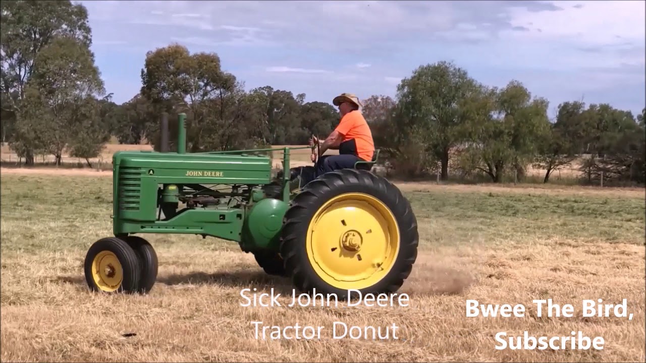 DEJA VU!!! (TRACTOR DOES DONUTS AND SKIDS) - YouTube