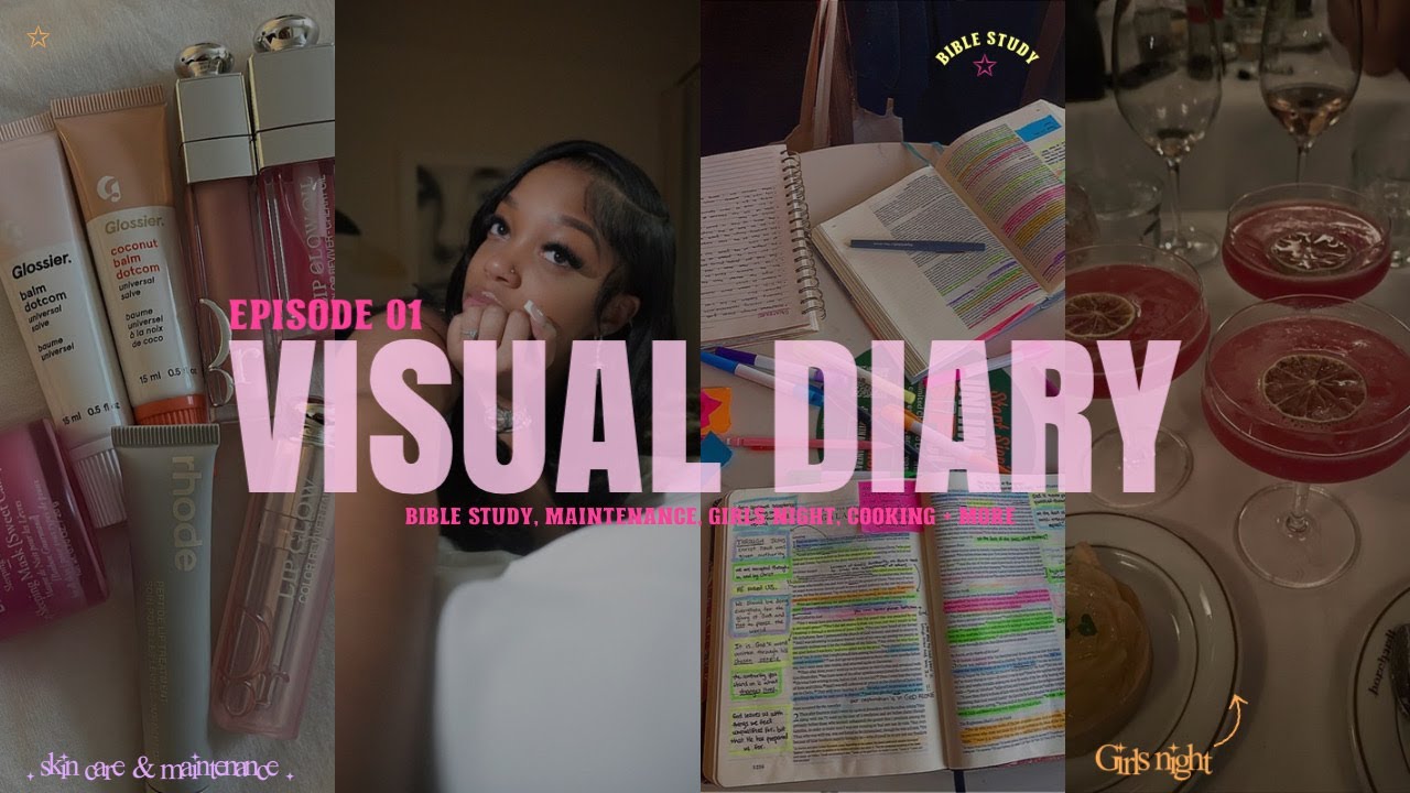 VISUAL DIARY 001: becoming HER | weekly vlog | Bible study | girls ...