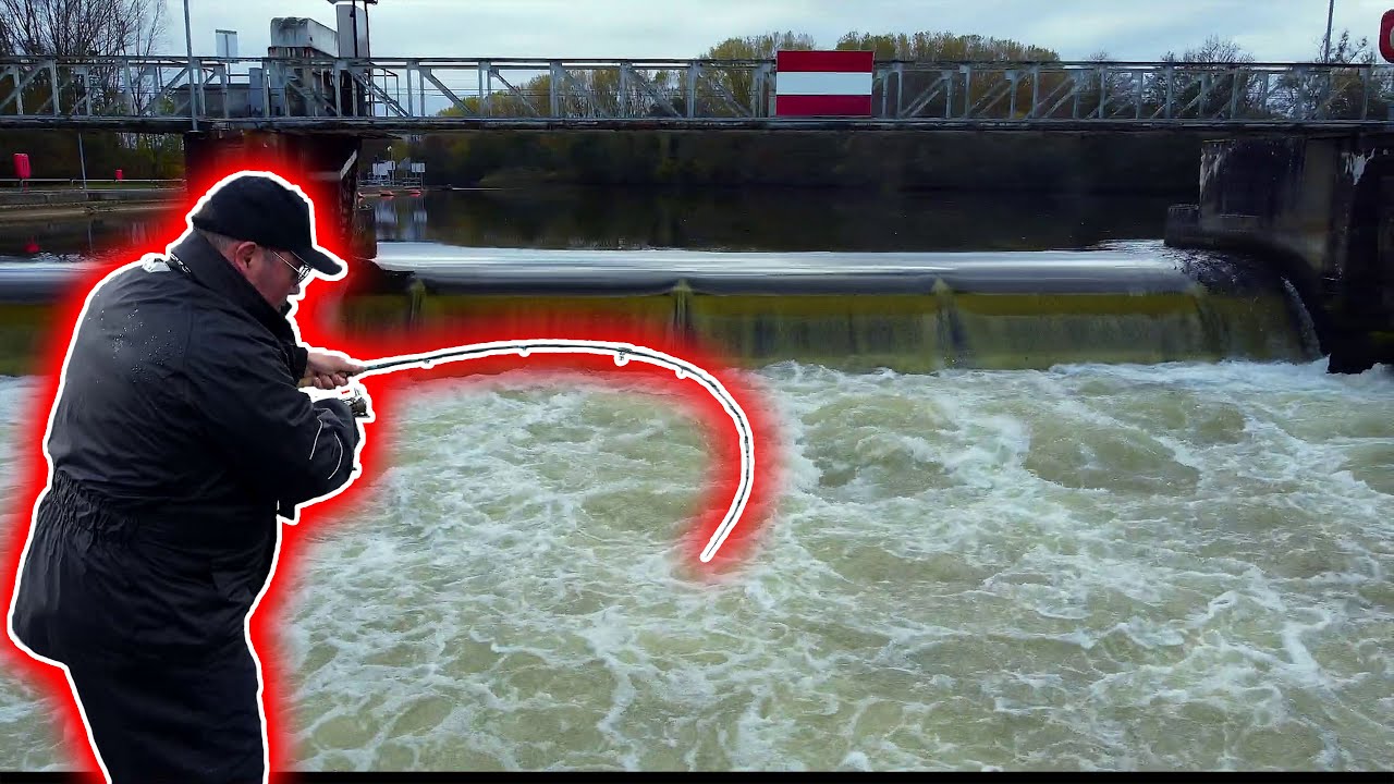 QUEL EST ce GROS POISSON à la Sortie du BARRAGE ? - YouTube