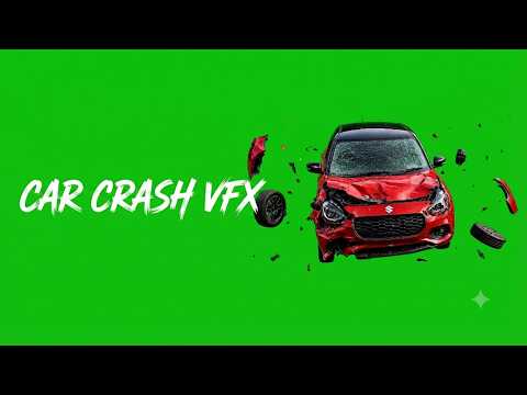 Green Screen Car Crash VFX Overlay | Free 4K Car Accident Visual Effects