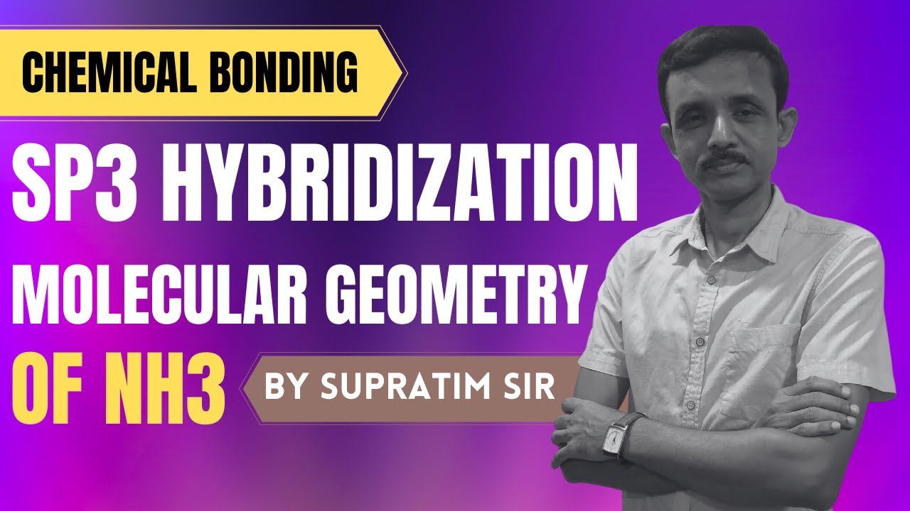 Chemical Bonding: Hybridization: Sp3 Hybridization: Molecular Geometry ...