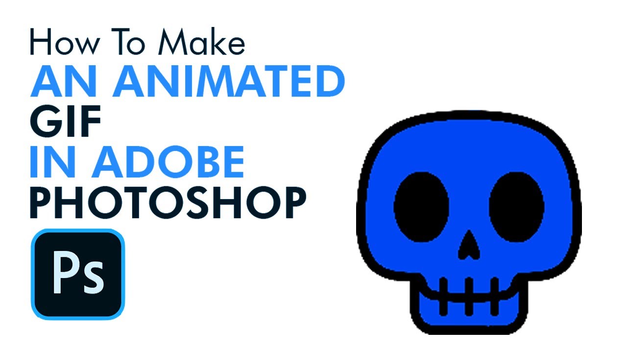 how to create simple Animated GIF in Photoshop - YouTube