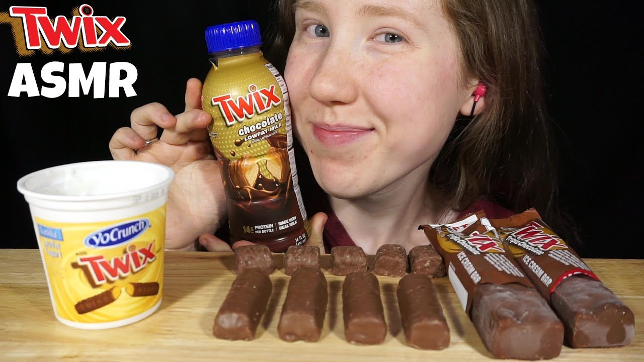 ASMR TWIX CHOCOLATE PARTY MUKBANG (No Talking) EATING SOUNDS - YouTube