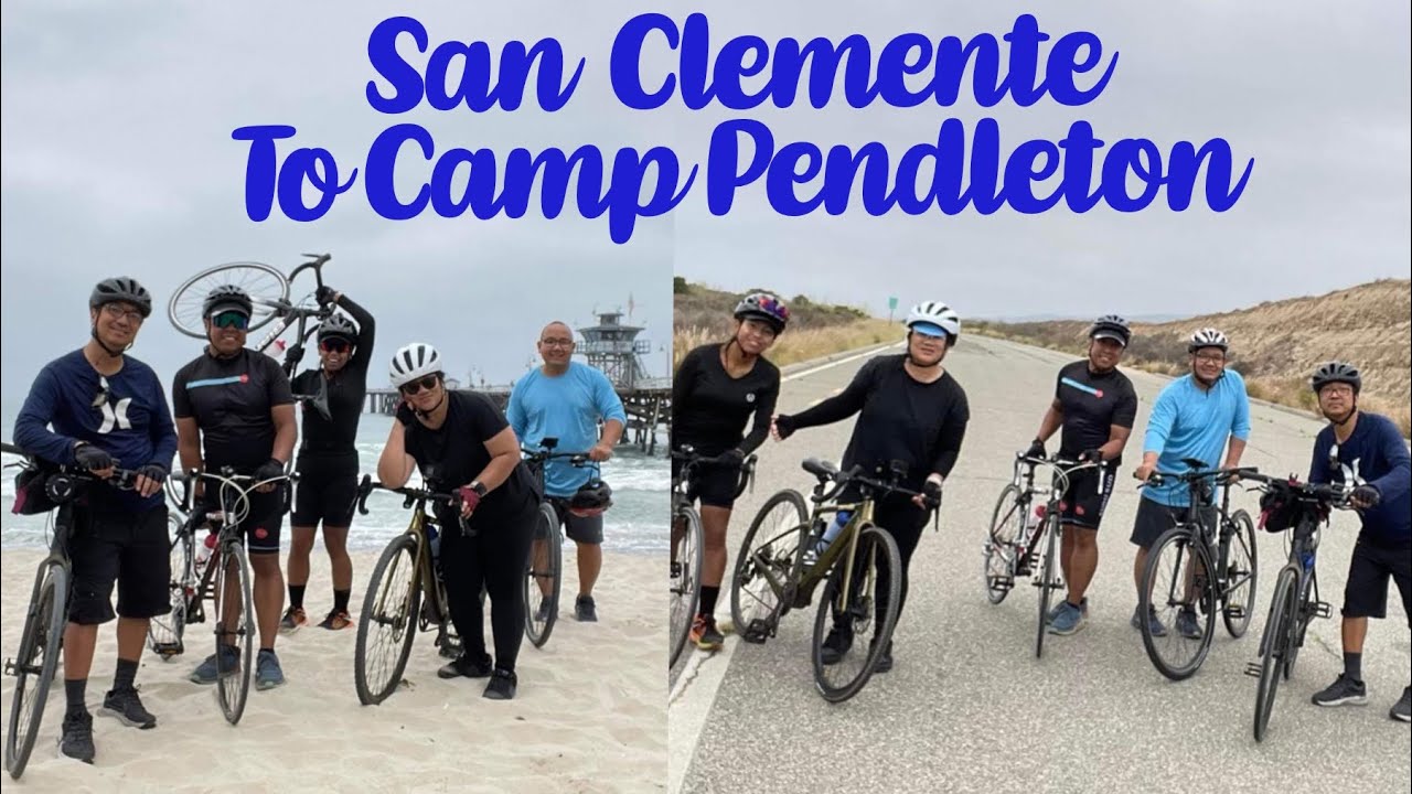 San Clemente CA To Camp Pendleton Bike Ride - YouTube