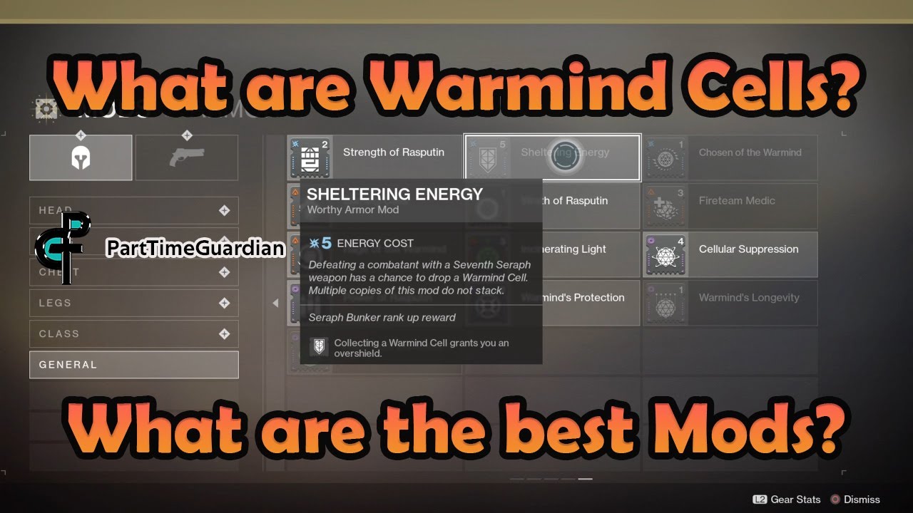 Guide to Warmind Cells and Mods within Season of The Worthy. - YouTube