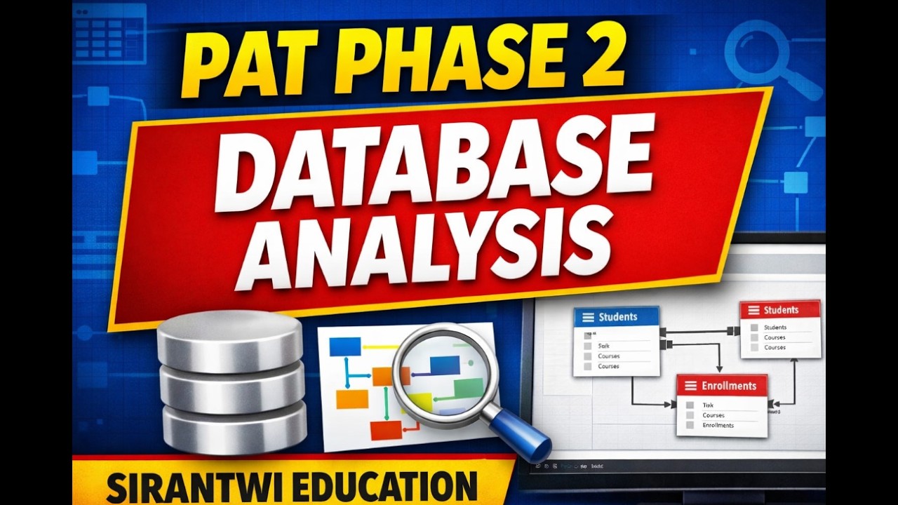 PAT Phase 2 – Database Analysis | Step-by-Step Guide | Sirantwi ...