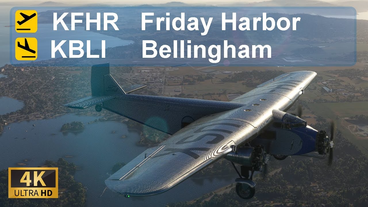 Msfs Asobo Ford Trimotor At4 Friday Harbor Kfhr Kbli