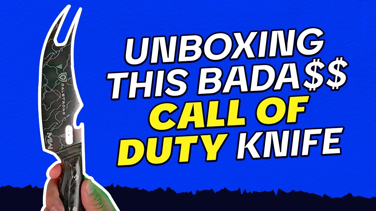 Unboxing This Bada$$ CALL OF DUTY Knife. (Sharp Blade, Forked Tip ...