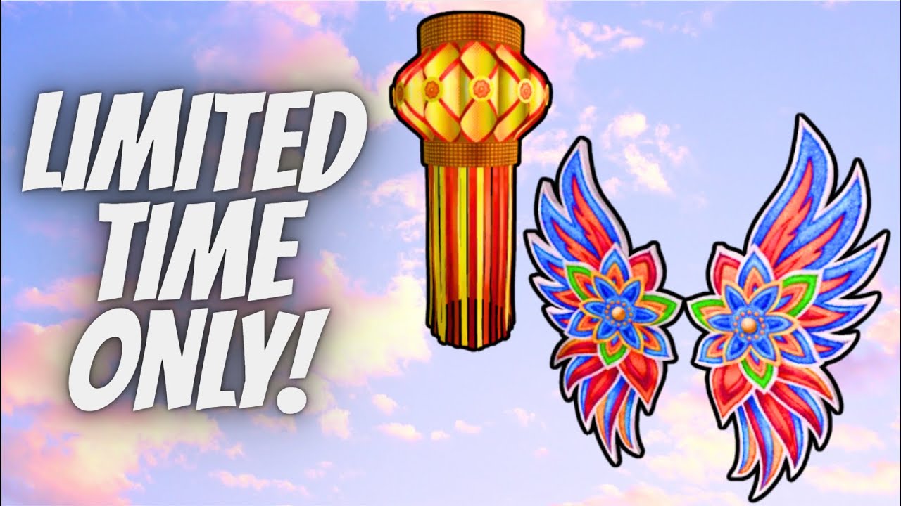 New Limited Time Diwali Lamp & Rangoli Wings Roblox Items! - YouTube