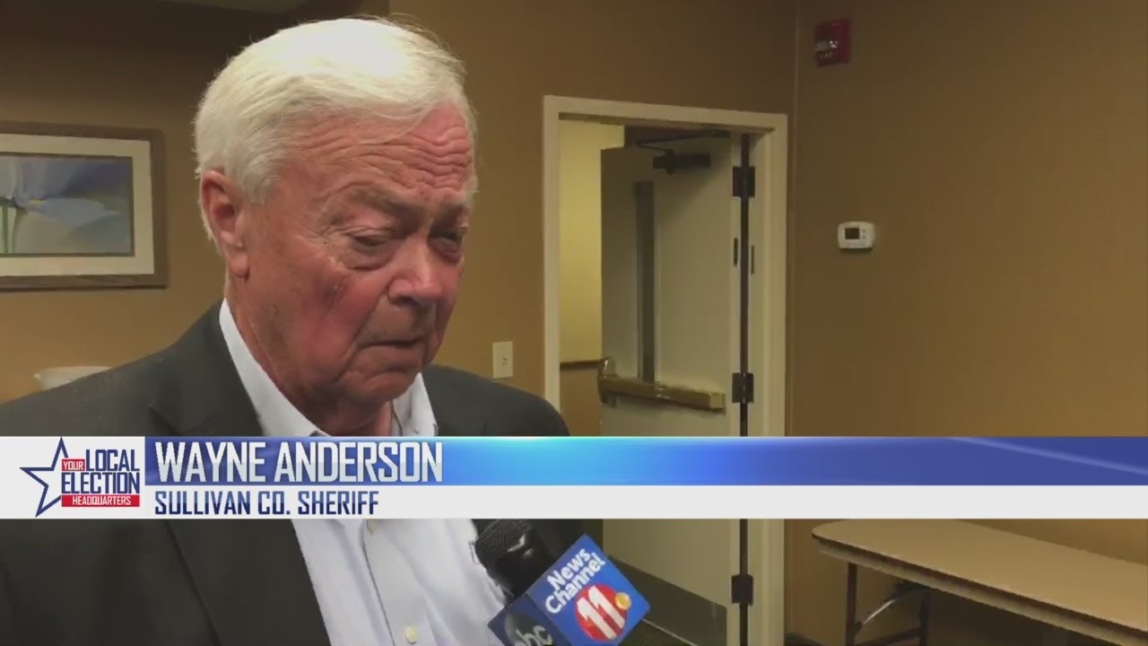 Wayne Anderson reacts to losing sheriff's race - YouTube