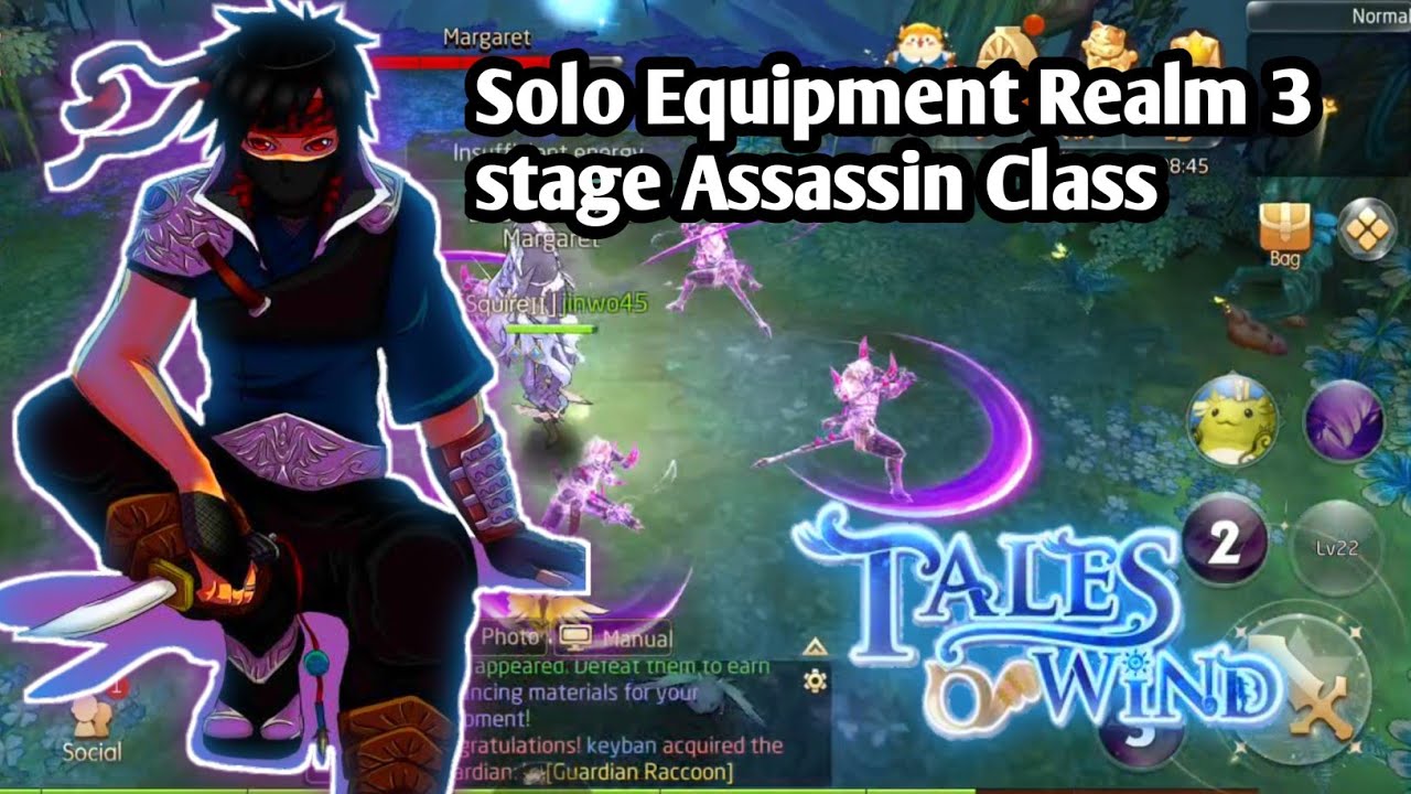 Tales of Wind Radiant Rebirth Gameplay Solo Equipment Realm 3 Stage ...