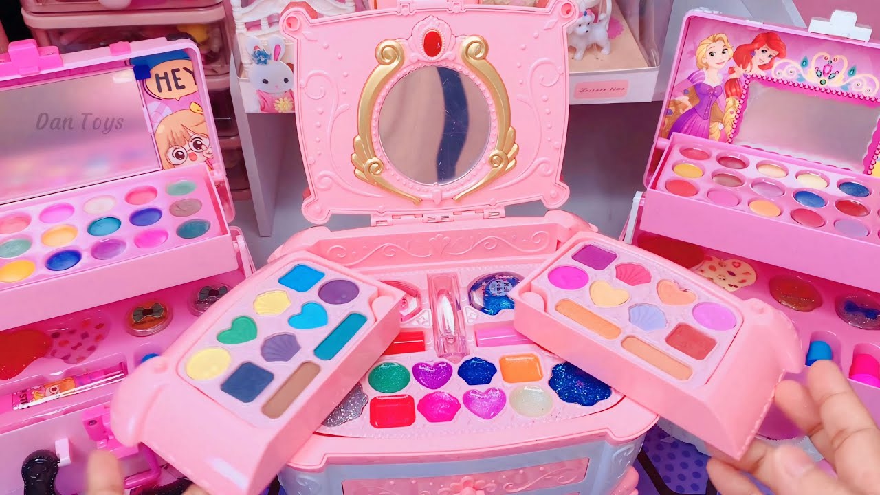 [ASMR] 11 Minutes Satisfying with Unboxing Cute Makeup Pallete. Makeup ...