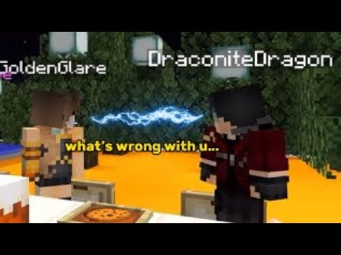 the untold beef between Gold and Draco #krew #goldenglare #draconitedragon