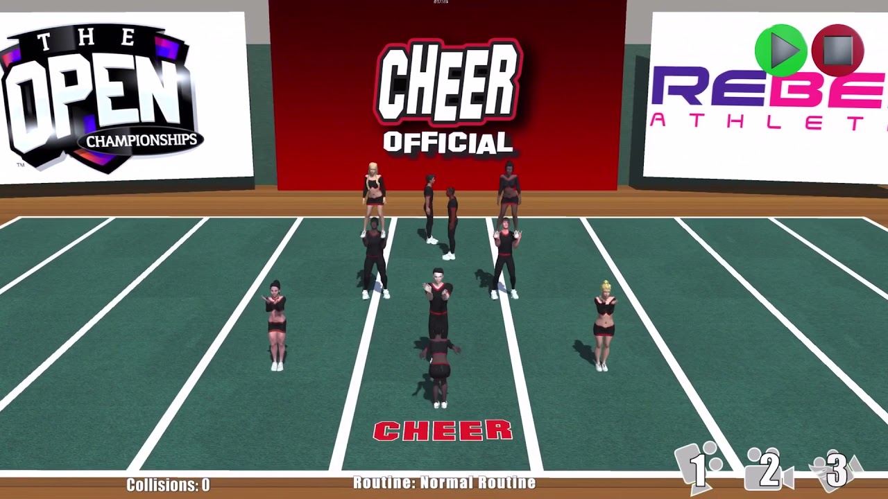 Cheer Official 3D - Trinity Valley Community College Cheer 2018 - YouTube