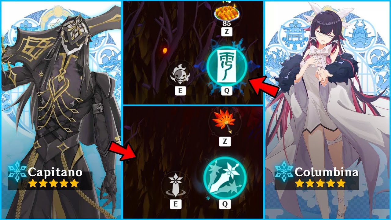 New Update! Capitano & Columbina's Vision and Playstyle Revealed ...