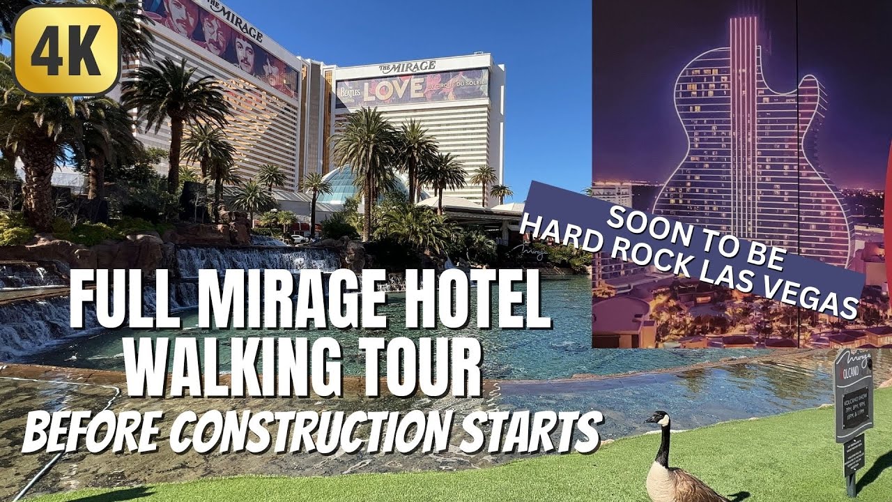 FULL TOUR Mirage Hotel & Casino Before Construction Starts | Soon To Be ...