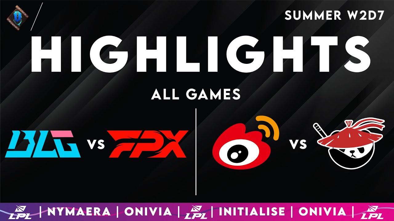 LPL 2025 Highlights ALL GAMES Week 2 Day 7 | LPL Split 3 - YouTube