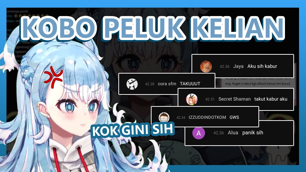 Chat tidak mau di peluk oleh kobo karena.... [Holohero / Kobo Kanaeru ...