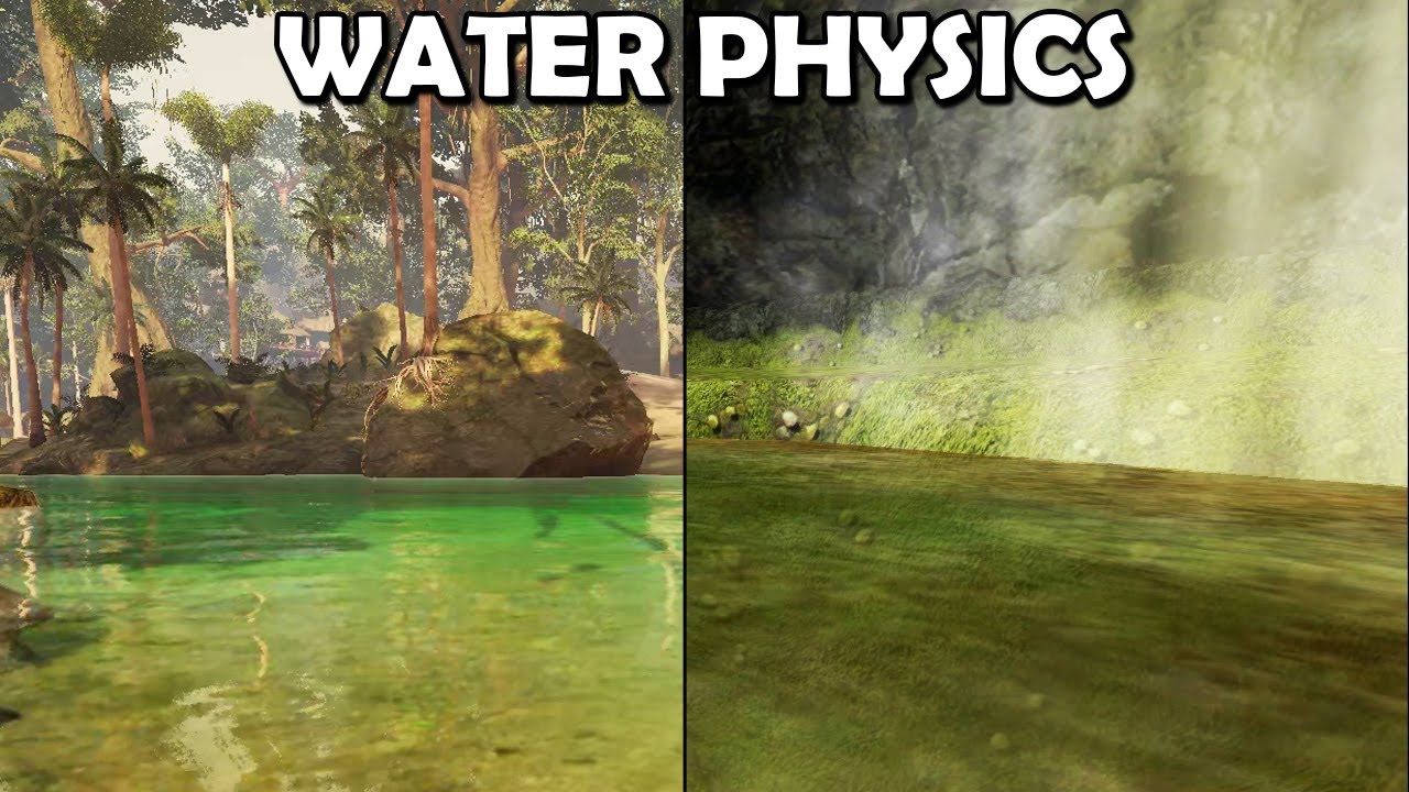Evolution of Water Physics in Alien Predator Games Comparison Video ...