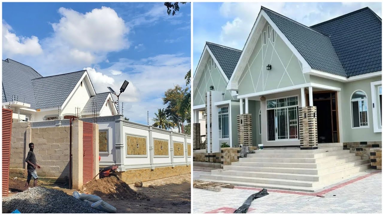 TAZAMA NYUMBA HII KUNA VINGI VYA KUJINZE KWENYE UJENZI NA DECORATION YA ...