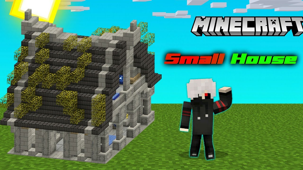 Minecraft Mega SkyBlock: Easy Small House Build! - YouTube