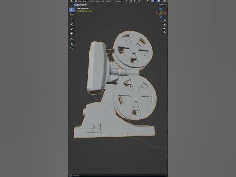 [Movie Projector] Blender Low Poly Modeling Day 146/365 - YouTube