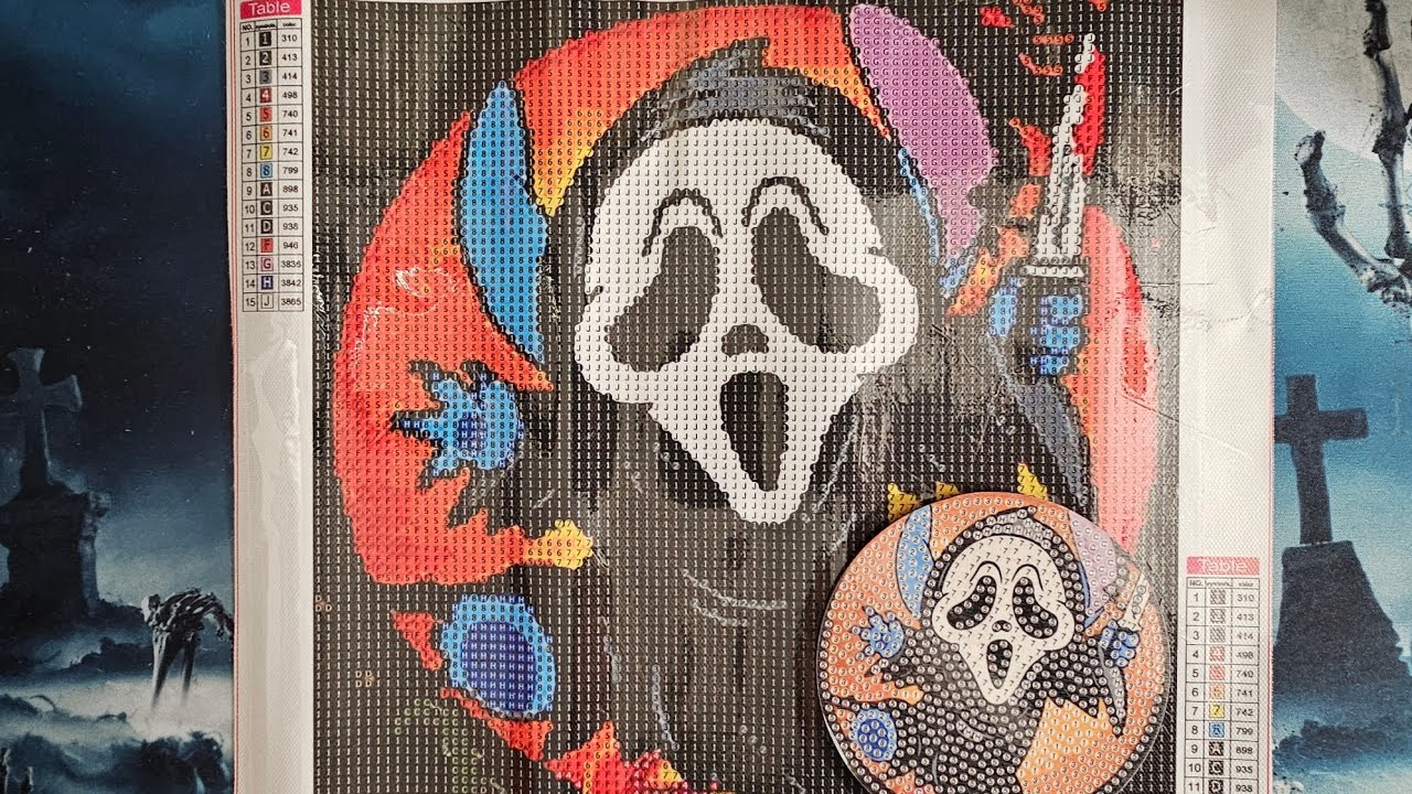 Kit Up 2024 #4: Ghostface Stitch PLUS Raven Diamond Art Feb SNEAK PEAKS ...