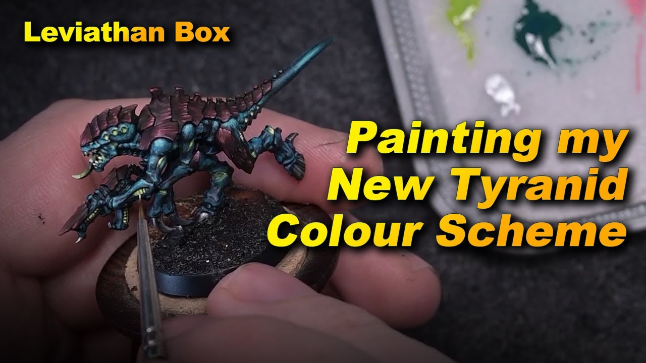 Painting the NEW Termagants in my Tyranid Scheme for 10th Edition ...