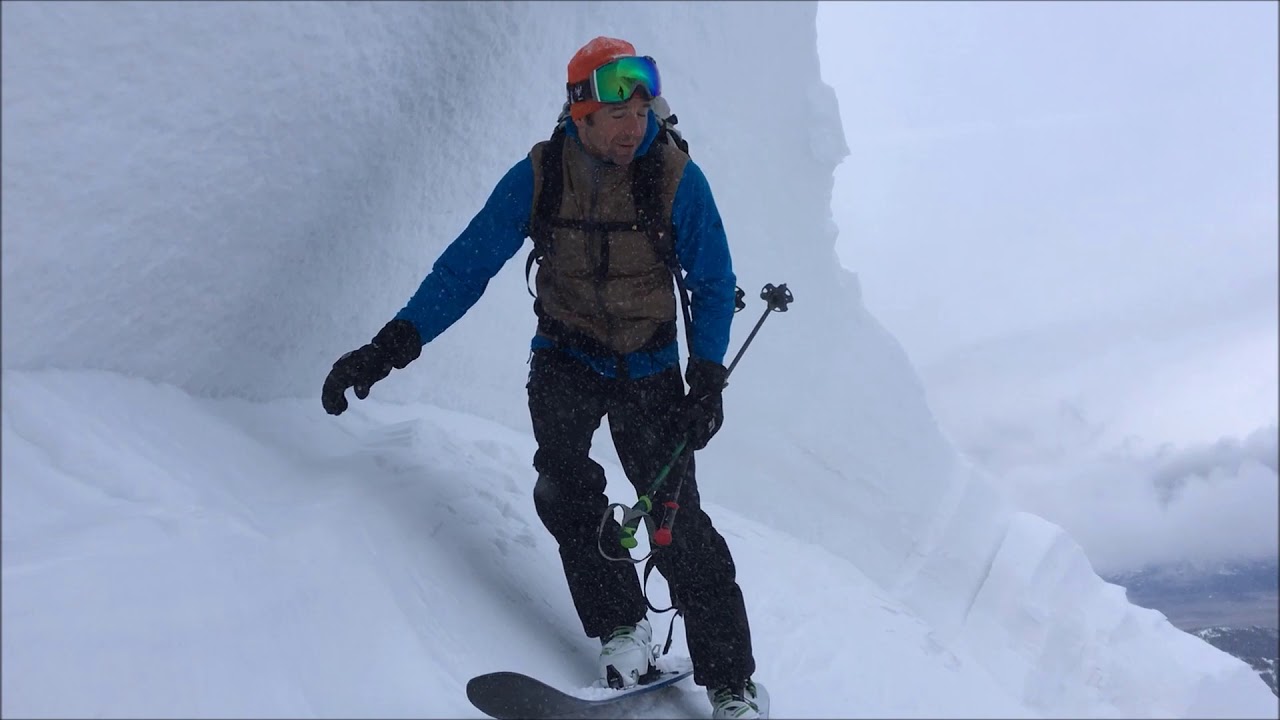 Large Deep Slab Avalanche, Big Sky Ski Resort 2 December 17 - YouTube