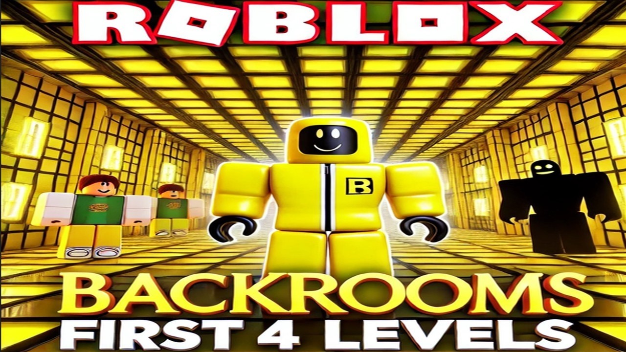Surviving the First 4 Levels of BACKROOMS in Roblox! - YouTube