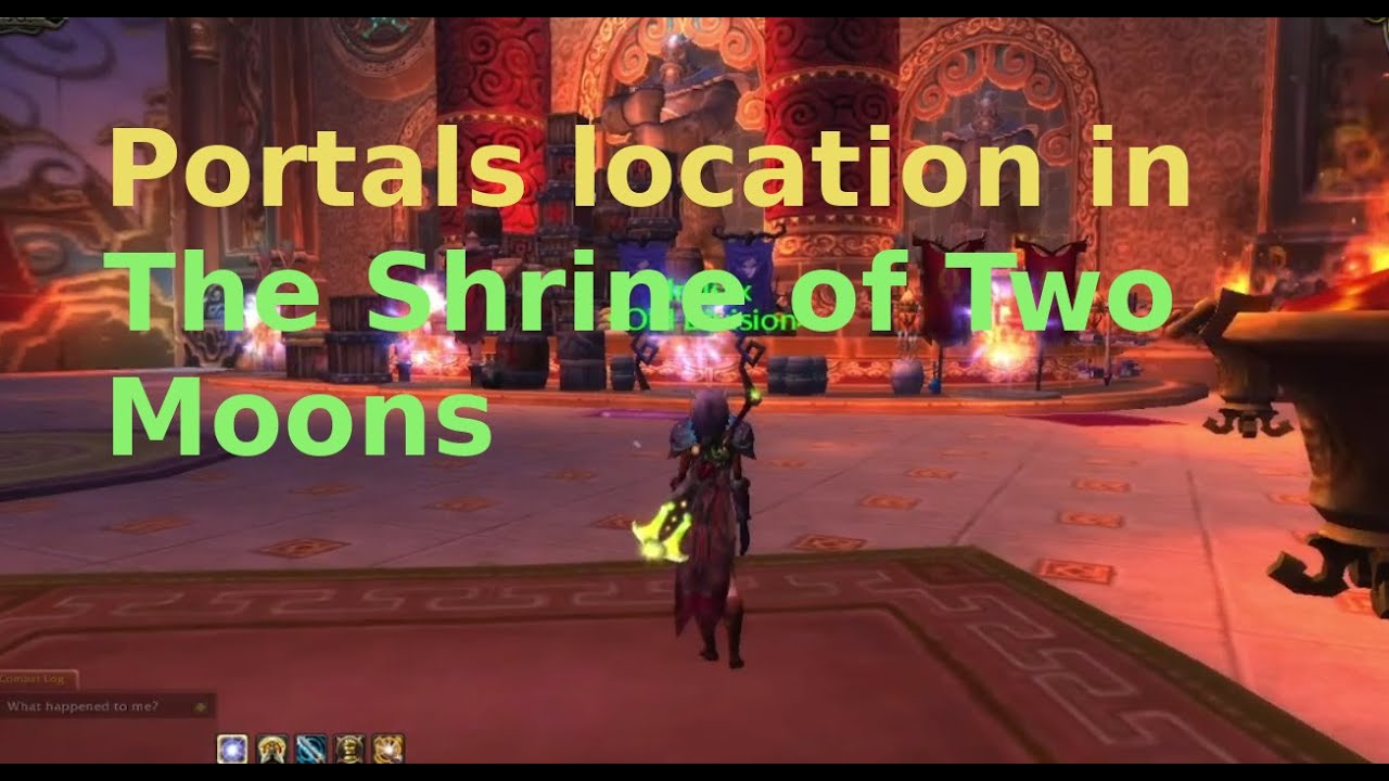 Portals location in The Shrine of Two Moons | World of Warcraft - YouTube