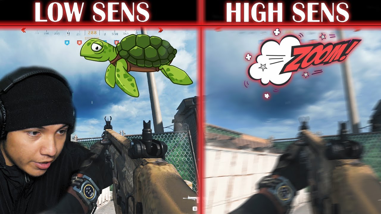 LOW SENS VS HIGH SENS | MODERN WARFARE | SOS - YouTube