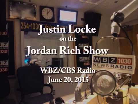 Justin Locke on the Jordan Rich Show (WBZ-CBS) - YouTube