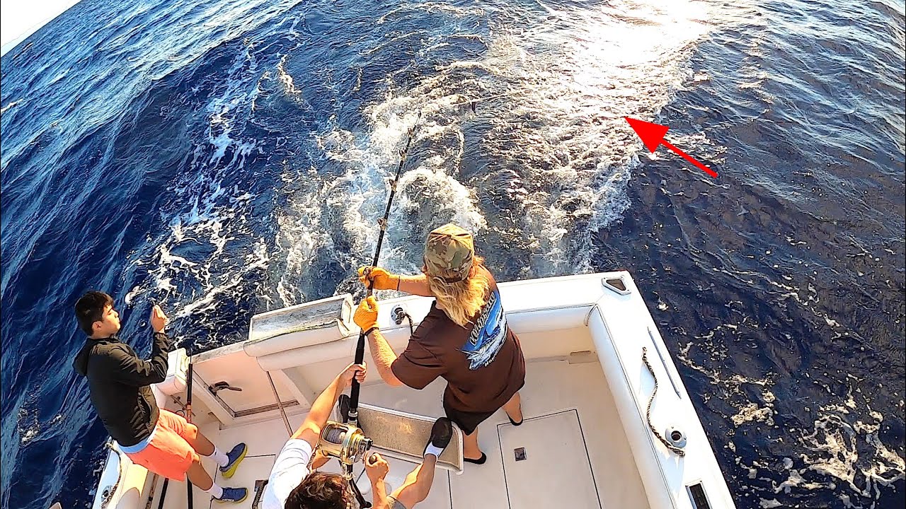 Deep Sea Fishing in Hawaii | Catching a Fish That Was Already Hooked ...