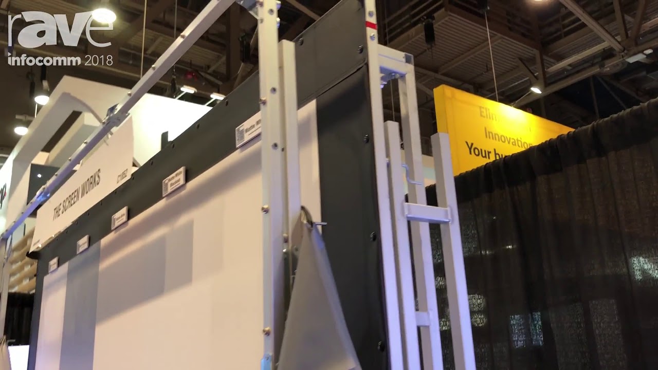 InfoComm 2018: Screenworks Showcases Easy Fold Portable Projection ...