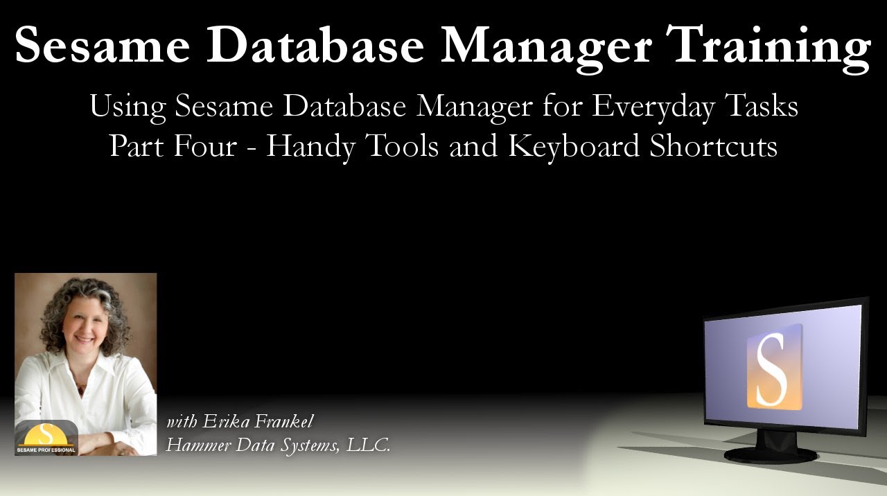 Using Sesame Database Manager for Everyday Tasks - Part 4 - Tools - YouTube