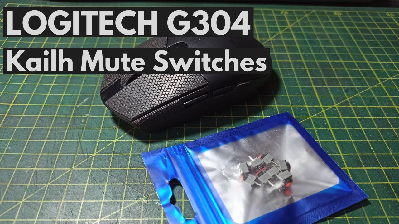 Logitech G304 / G305 with Kailh Mute / Silent switches. - YouTube