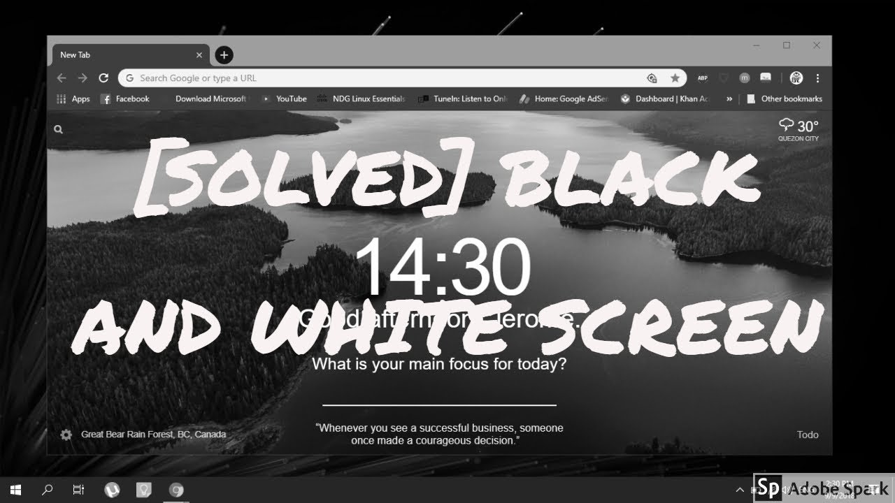 How To Fix Black And White Screen In Windows Computer YouTube how-to-fix-black-and-white-screen-in-windows-computer-youtube