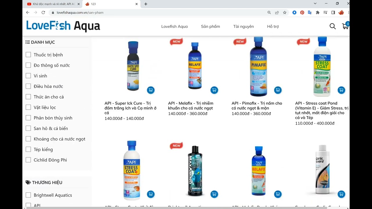 Công cụ tính API Aqua Essential - YouTube