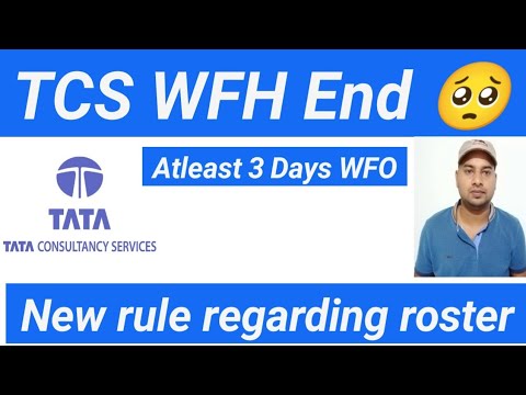 Finally TCS Work From Home End 🥺 | tcs latest wfh update #tcs #wfh #wfo ...