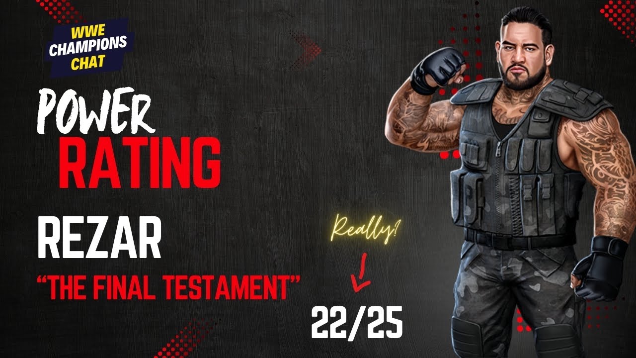 This Got Out of Hand | Power Rating Rezar "The Final Testament" | WWE ...