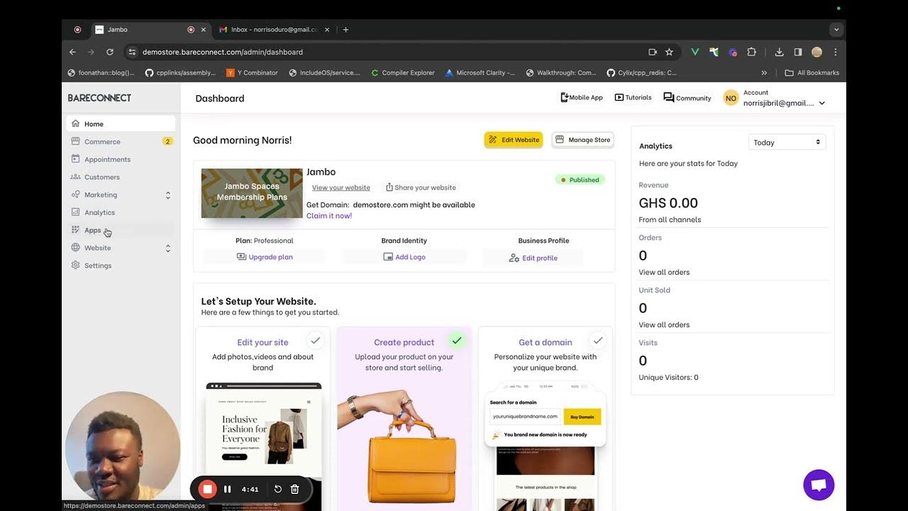 How to add a chatbot to your website with Tawk.to on Bareconnect - YouTube