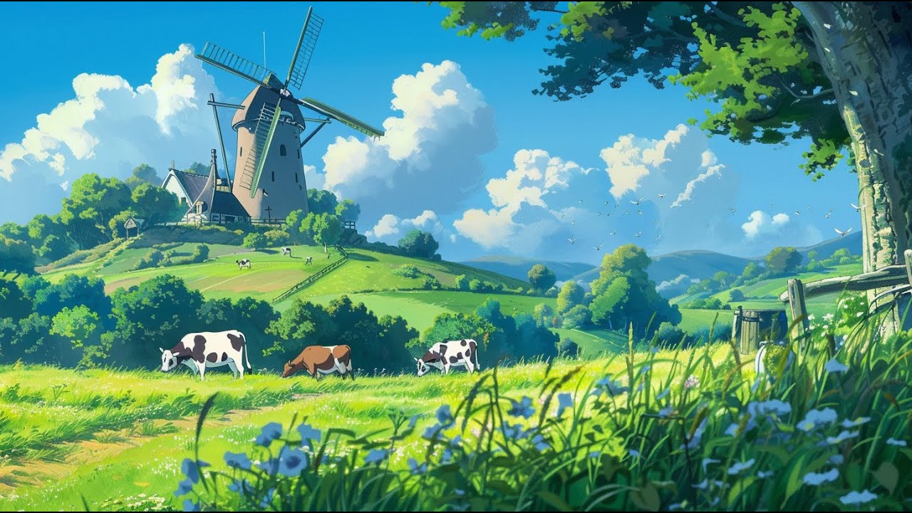 1 Hour of Studio Ghibli-Inspired Relaxation: Calm Piano Music and ...