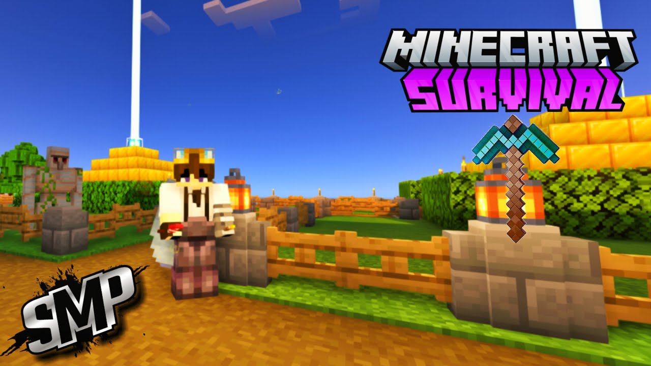 THE BEST START EVER! - Minecraft Survival smp Live . join my public smp ...