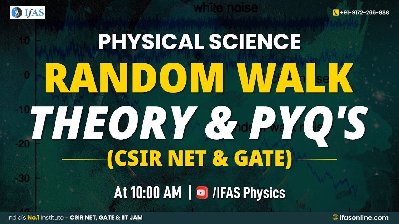 Random Walk CSIR NET Physics: Master the Theory & PYQs! - YouTube